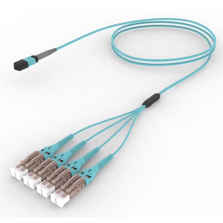 MPO Patch 8F OM4 MPO/F-LC 3m – Rexcom